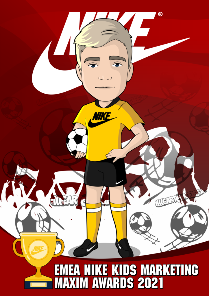 Nike emea awards cartoon poster 9 | www.cartoontjes.nl