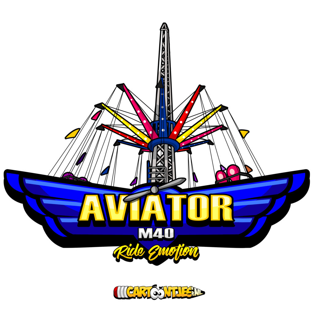 aviator logo kermis frankrijk | www.cartoontjes.nl