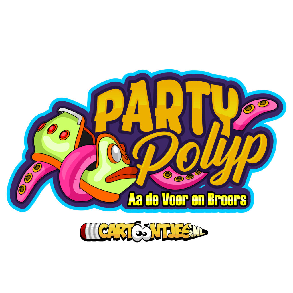 partypolyp kermis logo | www.cartoontjes.nl