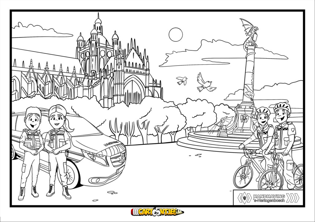 Kleurplaat voor Handhaving Gemeente Den Bosch: Ontdek de Pracht van 's ...